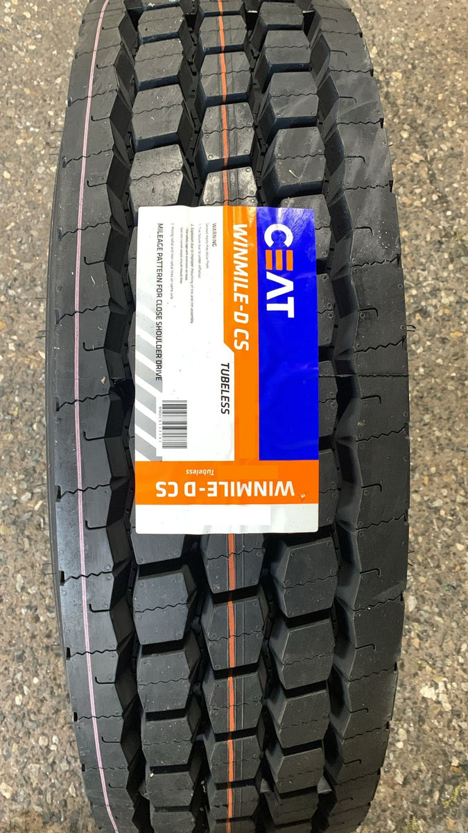 Set of 4 Tires 295/75R22.5 Ceat Winmile-D Drive Closed Shoulder 16 Ply – Digitire